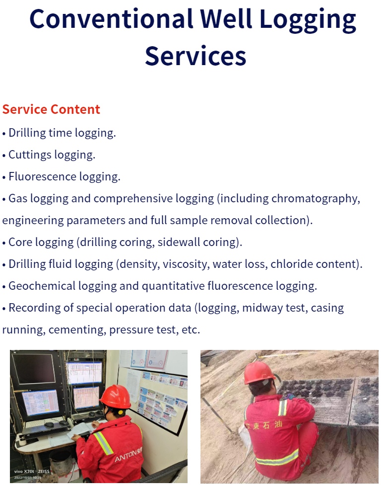 Conventional Well Logging Services