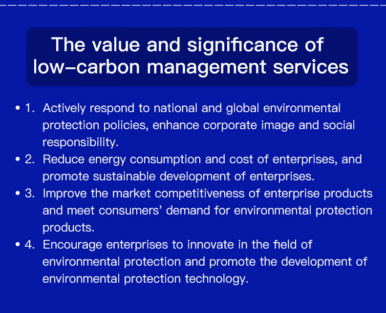 Low carbon business consulting and Carbon Asset Management